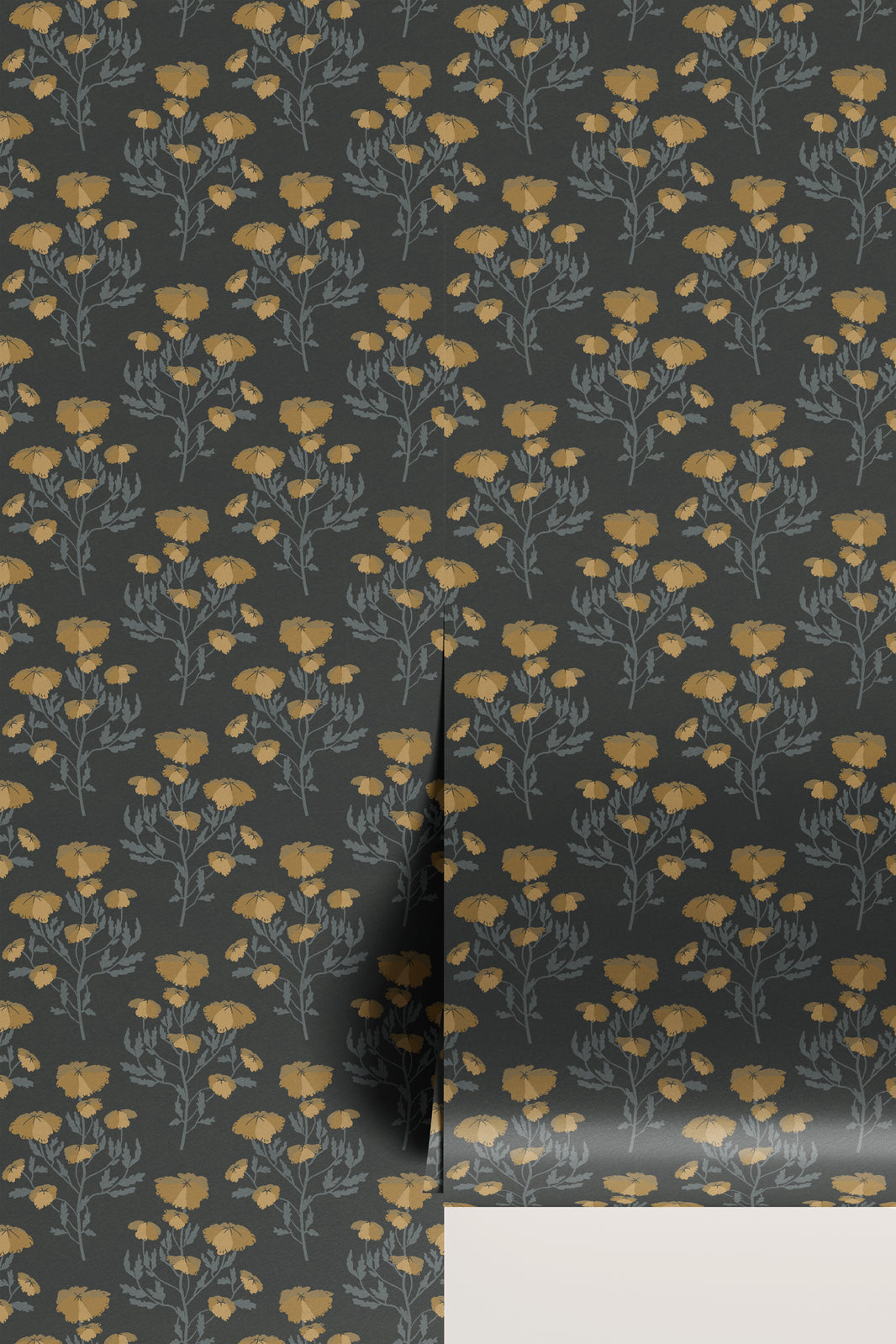 Moody Floral Inspired Wallpaper